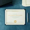 Sustainable Greetings Gold Foil Certificate Paper 8.5x11 Inches for ...