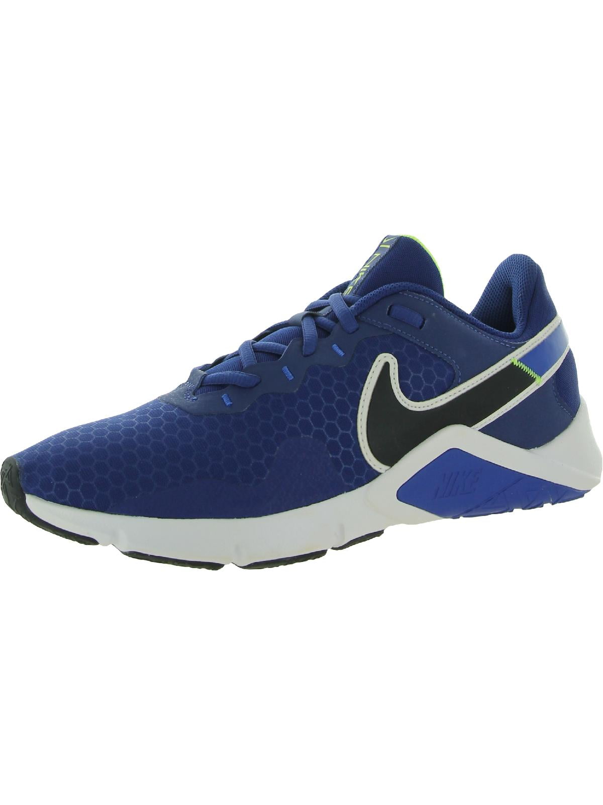 Nike Mens Legend Essential 2 Gym Fitness Running Shoes Blue 10 Medium ...