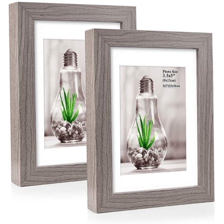 AmPm 11x14 Picture Frame with Removable Mat for 8X10 Pictures Wood ...