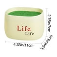 CaiYueKe 2 Pcs Plastic Flower Pot Round Thickened Planter with Drainage ...