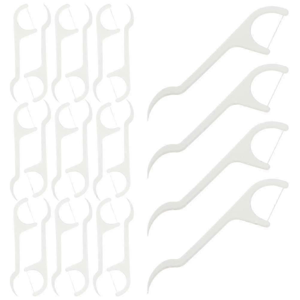 3 Bags Dental Floss Picks Disposable Dental Flosser Disposable Floss ...