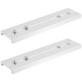 BESTYASH 2Pcs Ceiling Track Connector Aluminum Alloy Curtain Track ...