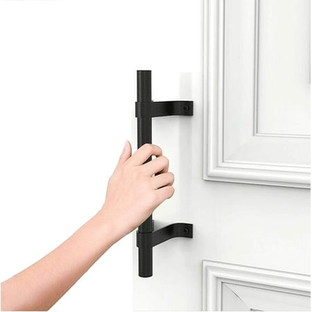 Antique Cast Solid Iron Sliding Door Knob Set with Screws (Black ...