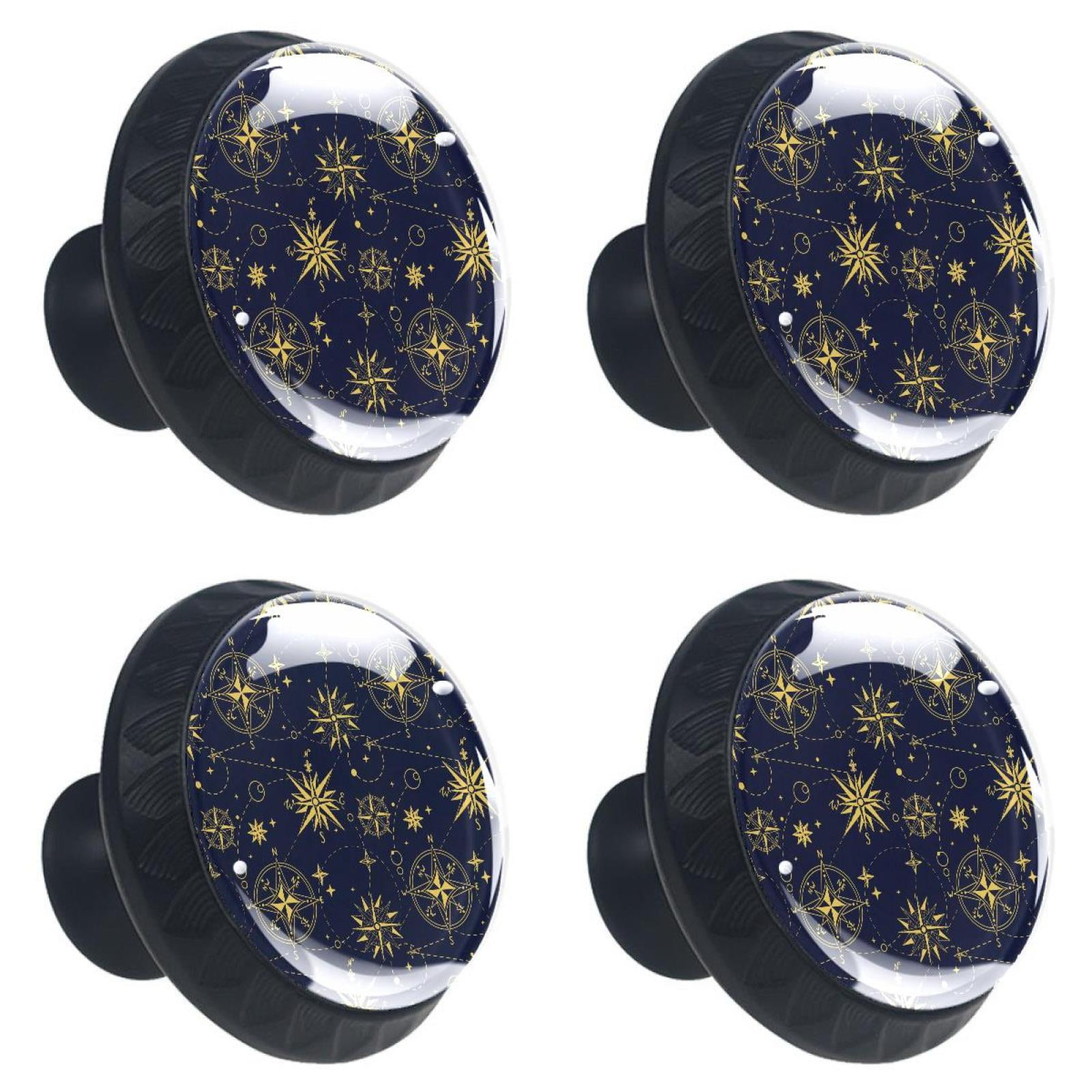 4 Pcs Compass Wind Rose Knobs for Kitchen Cabinet Cupboard Dresser ...