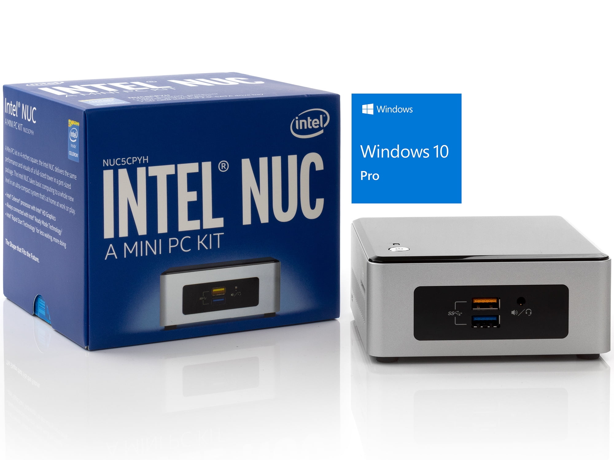 Intel NUC5CPYH Mini Desktop/HTPC, Intel Dual-Core Celeron N3050 Upto 2 ...