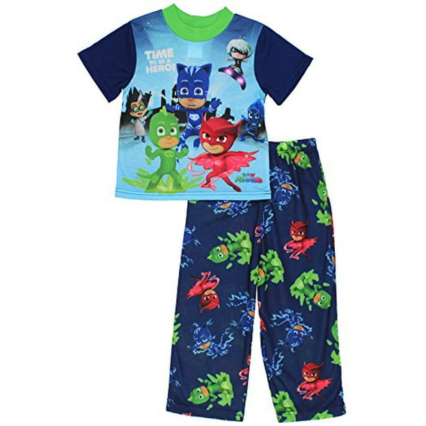 PJ Masks - PJ Masks Boys PJ Team 2-Piece Pajama Set (8, Multicolor ...
