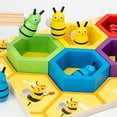 Preschool Learning Educational Learning Games Wooden Beehive Board ... Preschool Learning Educational Learning Games Wooden Beehive Board ...