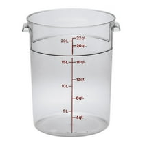 Cambro Clear Round Food Storage Container 22QT - Walmart.com
