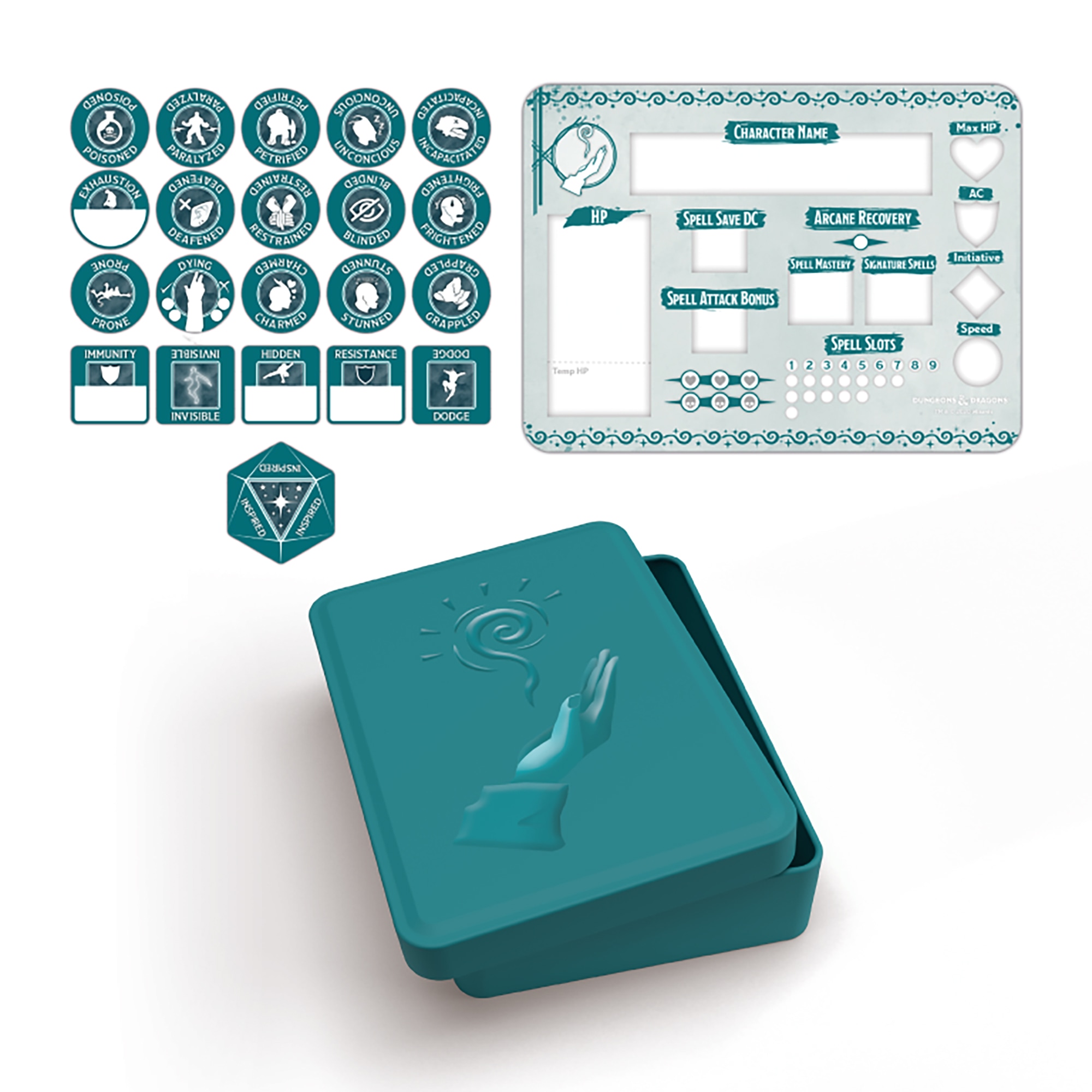 Buy D&D: Wizard Token Set - Character RPG Set, Gale Force Nine ...