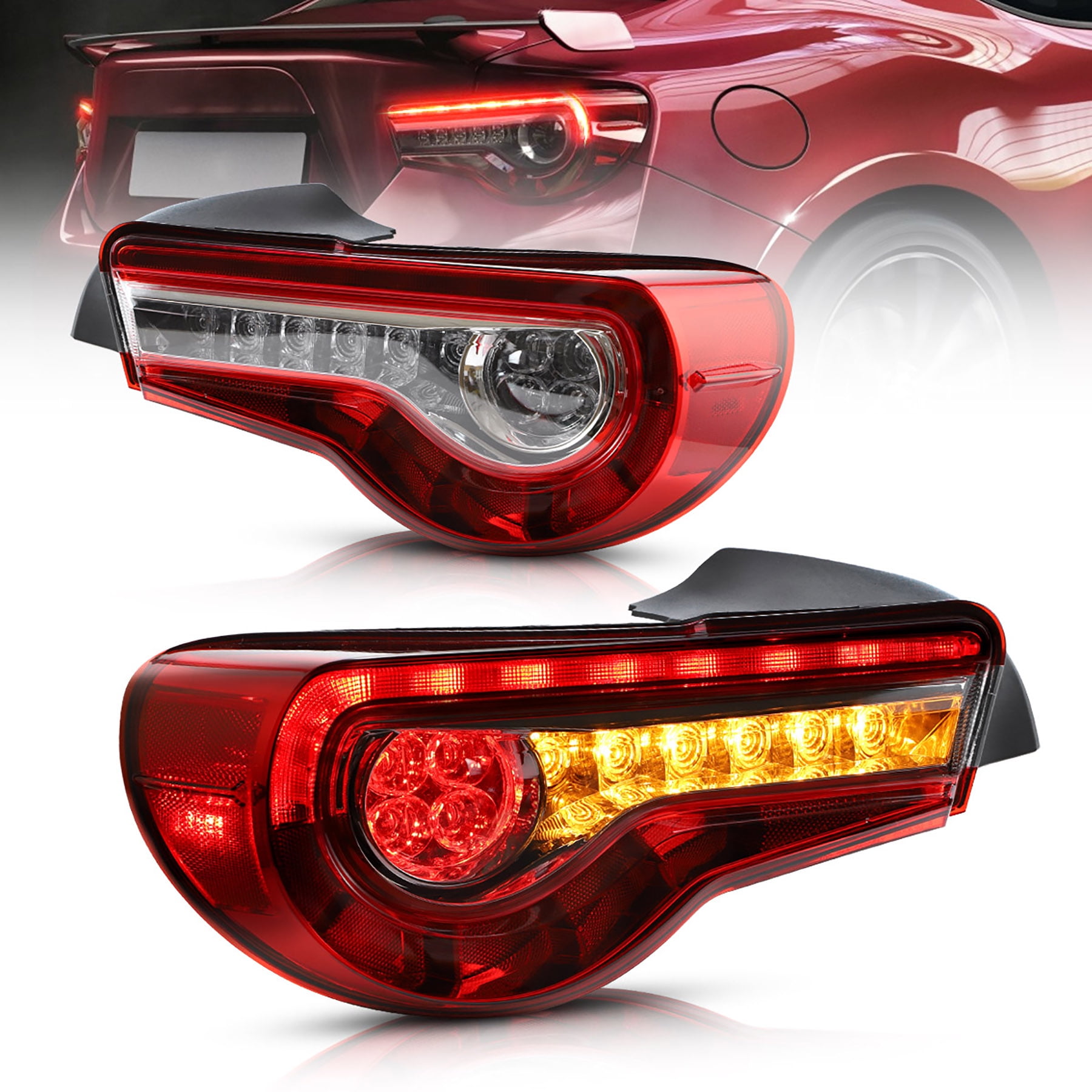 VLAND Full LED Tail Lights for Toyota 86 GT86 2012-2020 Subaru BRZ 2013-2020 Scion FR-S 2013 ...