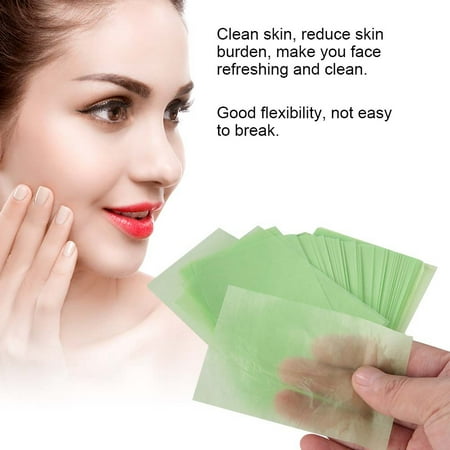 TOPINCN 100Pcs Oil Absorbing Blotting Paper Sheet Refreshing Oil ...