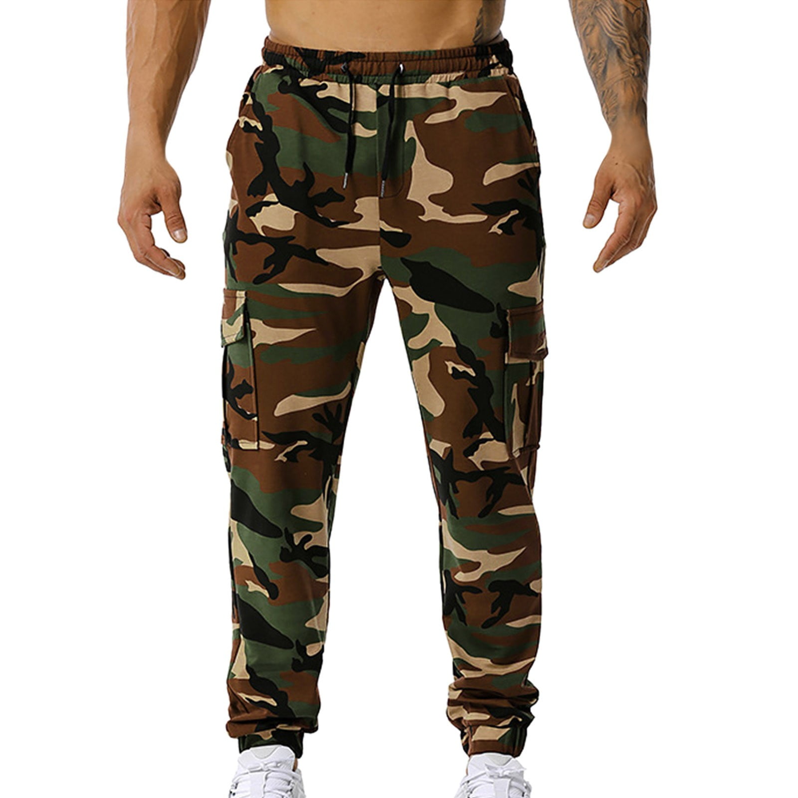 Click here for Ediodpoh Mens Casual Camouflage Jogging Elastic Mi... prices