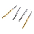 2Pcs M5x0.8 Straight Flute Thread Tap 2Pcs 4.2mm Twist Drill Bit Set ...