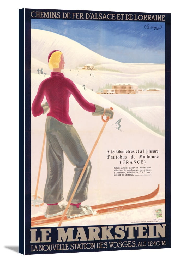 Le Markstein Vintage Poster (artist: Choucard) France c. 1932 (11.5x18 ...