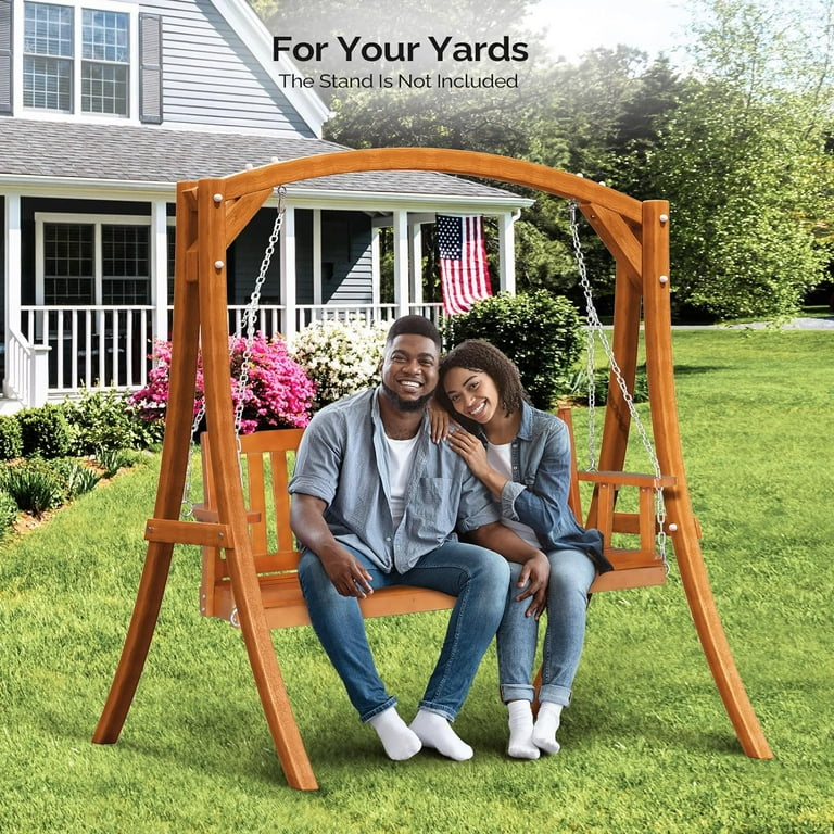 5 foot wooden porch swing store