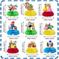 Mario Honeycomb Centerpieces for Birthday,9pcs Super Mario Centerpieces ...