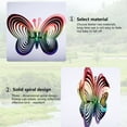 leaveforme Butterfly Metal Wind Spinners - 3D Hanging Reflective bird ...