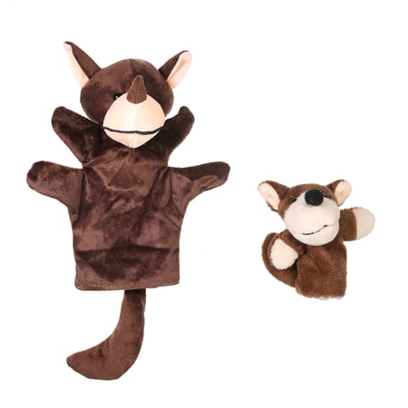 Animals Hand Puppets Finger Puppets Story Time Educational Puppet Set ...