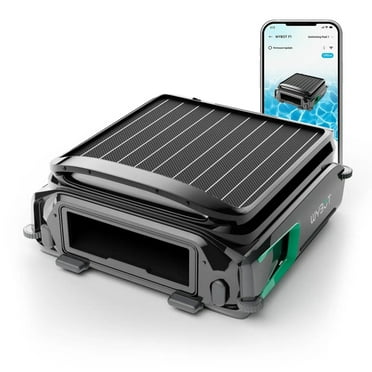 Betta Solar-Powered Robotic Pool Skimmer with Dual Charging, 30-Hour ...