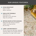 Beige 5ft Round Rug For Living Room - Boho Flcircle Area Bedroom Home ...
