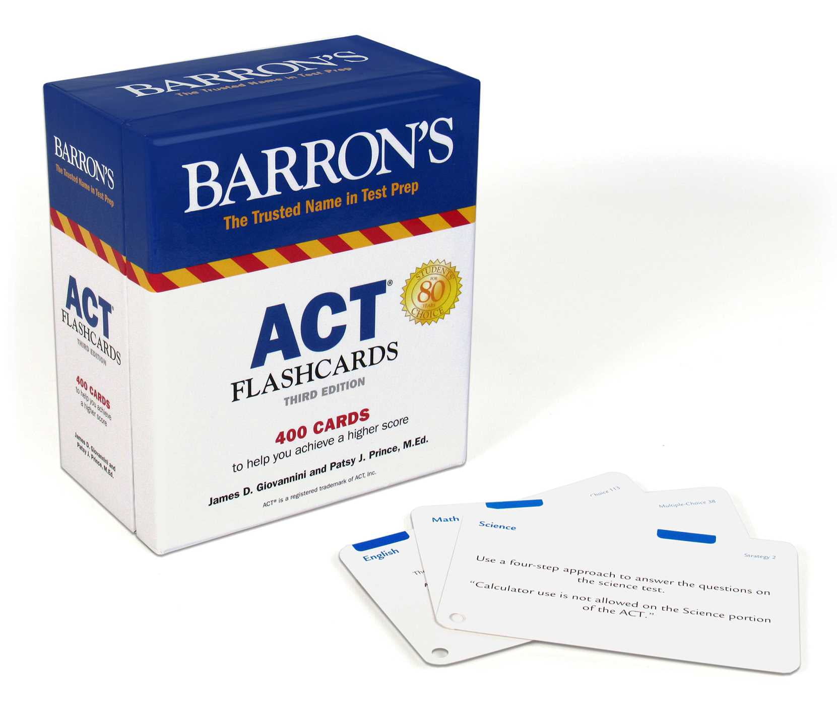 Barron's Test Prep: ACT Flashcards (Cards) - Walmart.com - Walmart.com