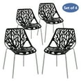 Ktaxon Dining Chairs (Set of 4) Modern Nest Style Lounge Chairs Kid ...