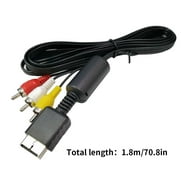 PS2/PS3 RCA Audio/Video Cable for Sony Playstation - Walmart.com
