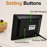 Mitoart Digital Alarm Clock for Seniors with 7-Inch Large Display Voice ...