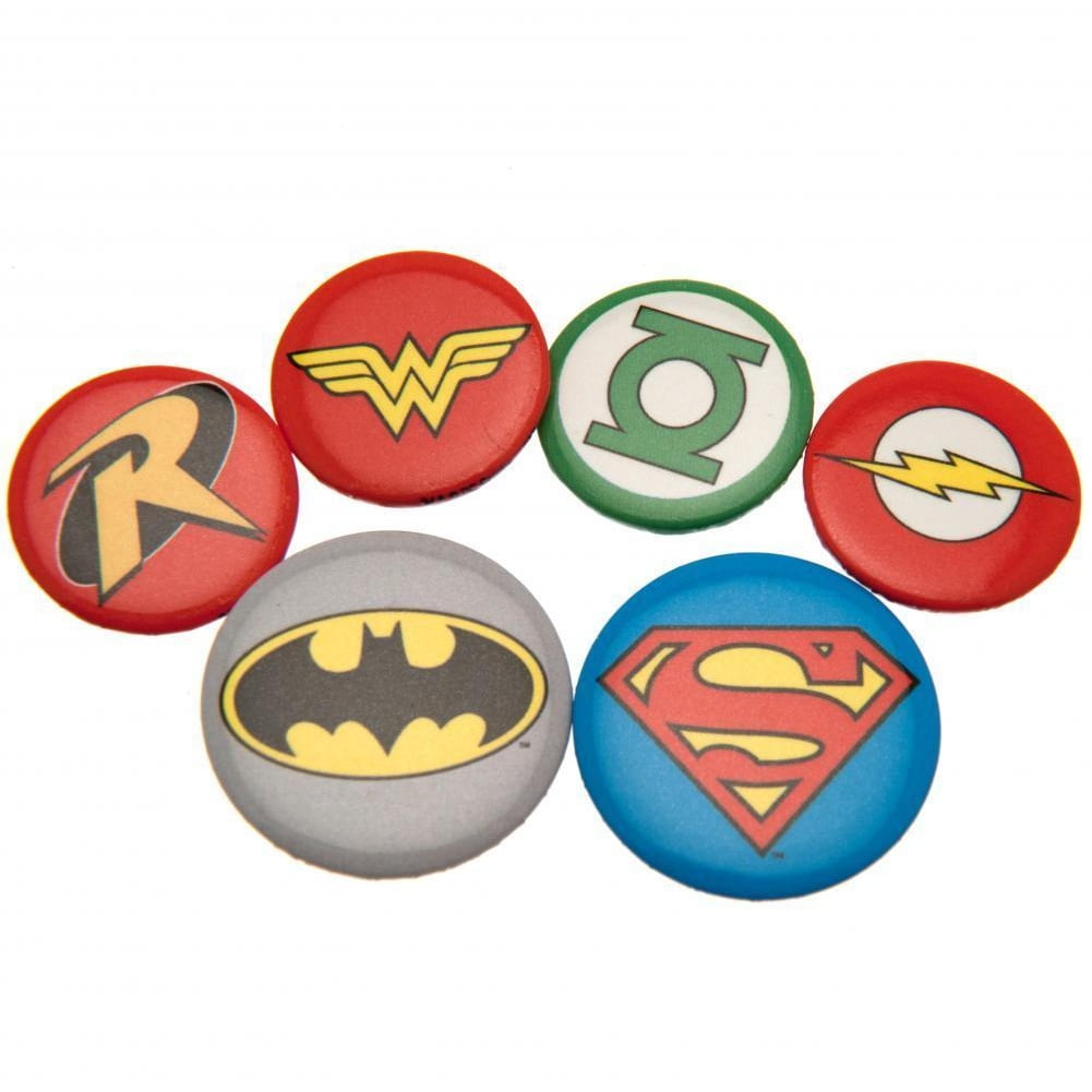 DC Comics Button Badge Set (Pack Of 6) | Walmart Canada