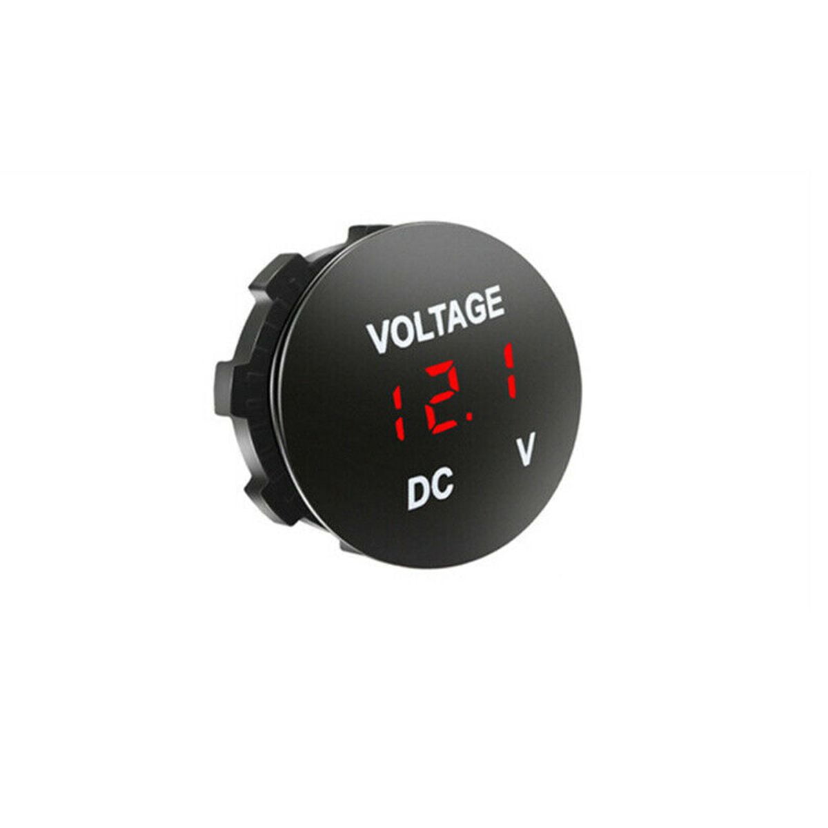 Plastic DC 12V-24V Digital LED Display Car Voltmeter Voltage Meter ...