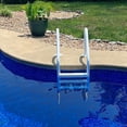 Saftron Strong 3-step Wide Heavy-Duty Inground Pool Ladder Handrail ...