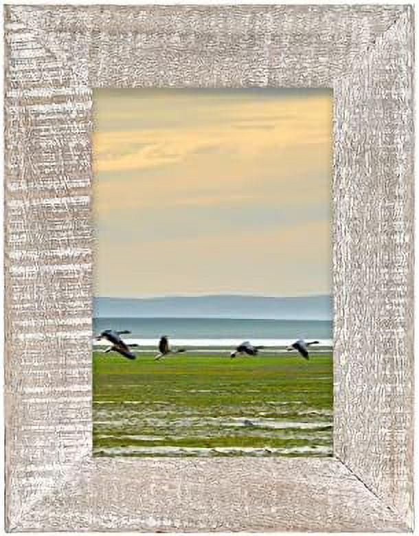 Handcrafted Rustic Wooden Picture Frames With Real Glass To Display 4 X ...