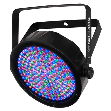 CHAUVET DJ SlimPar 64 RGBA LED DMX Slim Style Par Can Stage Lighting ...