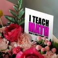 3drose, I Teach Math Whats Your Superpower Pink, 12 Greeting Cards with ...