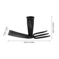 BESTYASH Heavy Duty Carbon Steel Hand Hoe for Efficient Weeding and ...