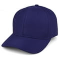 Daxton Premium Mid Profile Hat Semi Curved Visor Structured Cap, Navy ...