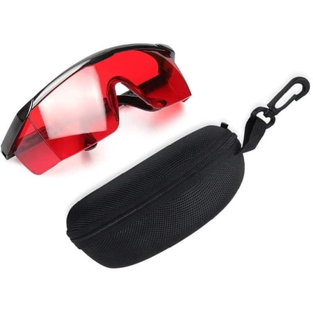 HEIBIN Red Laser Enhancement Goggles - Safety Goggles for Laser Level ...