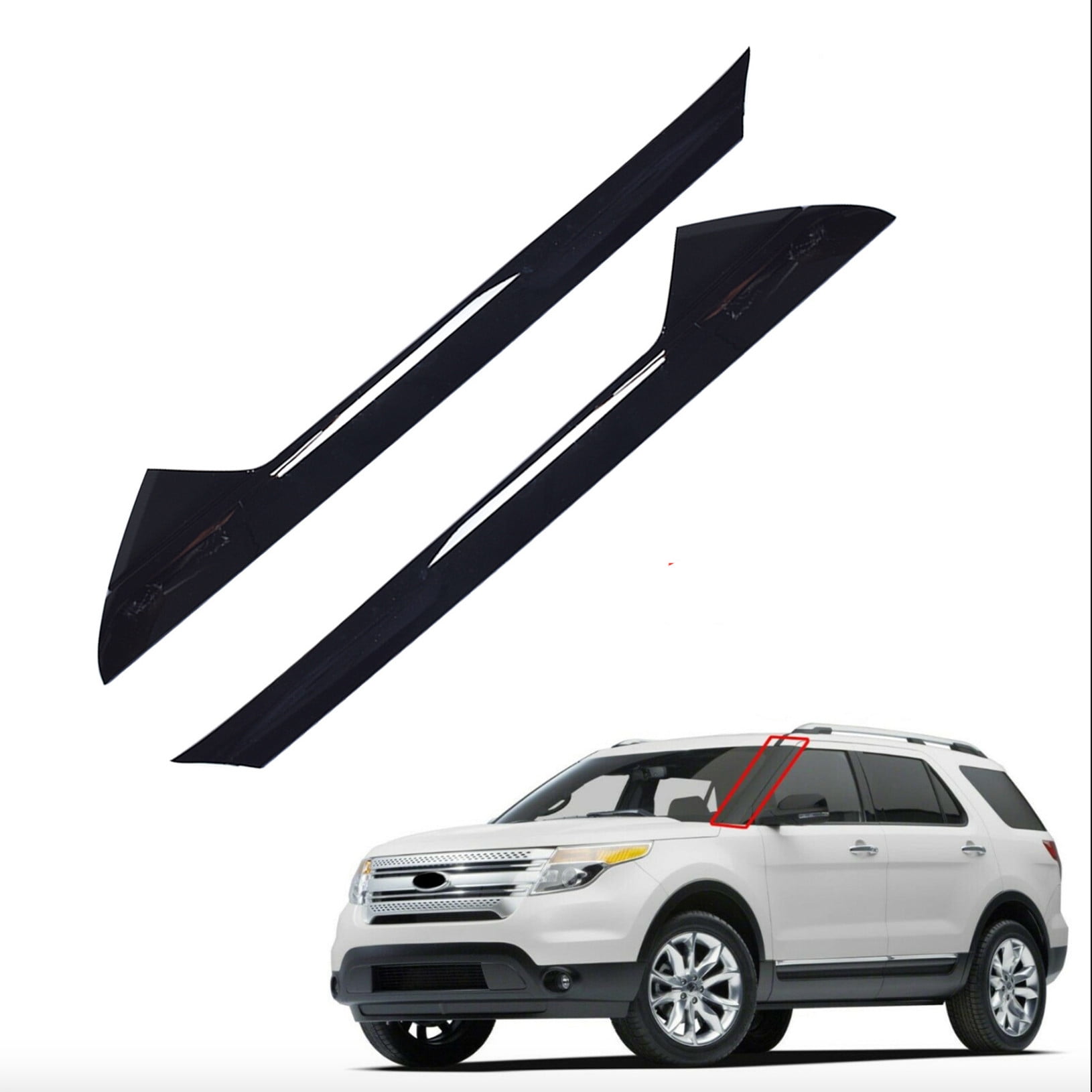 Genrics Windshield Outer Trim Pillar Molding Right &Left Side For 2011 ...