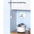 TROND Flat Outlet Extender with 6 Inch Cord - Multi Plug Wall Outlet ...