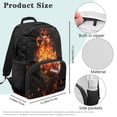 Yuyamidu Fire Rugby Backpack for School Boys 3rd Grade Kids Book Bag ...
