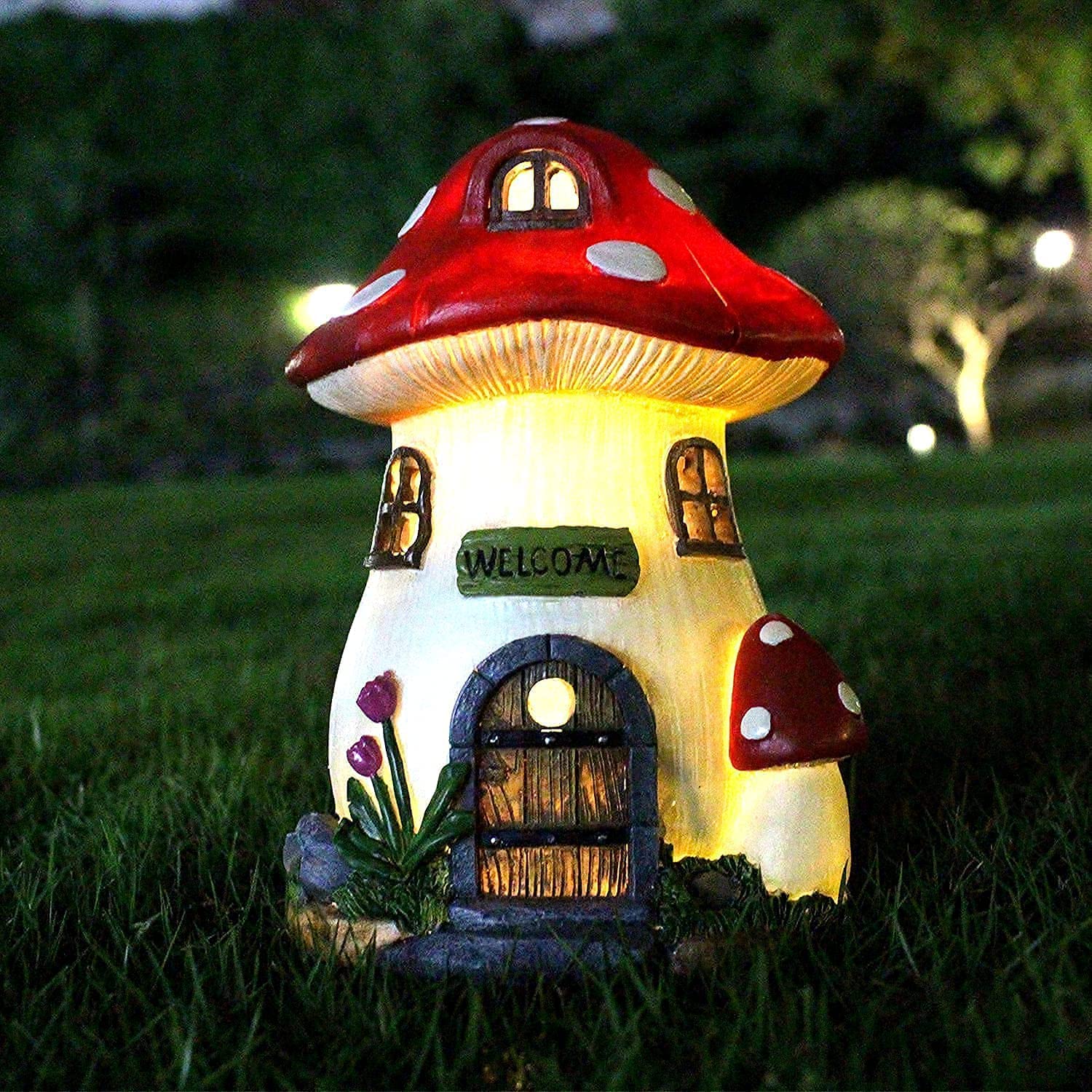 Printable Gnome Paper Dolls and Fairy Mushroom Gnome Houses in COLOR ...