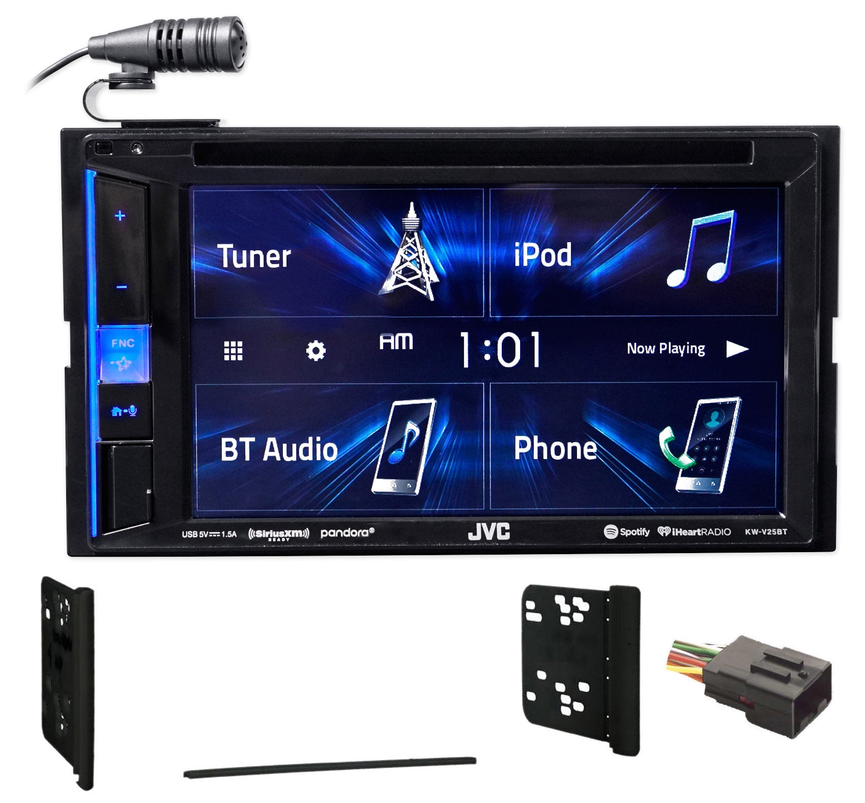 JVC DVD/CD Player Monitor w/Bluetooth/USB/iPhone/Android For 01-05 Ford ...