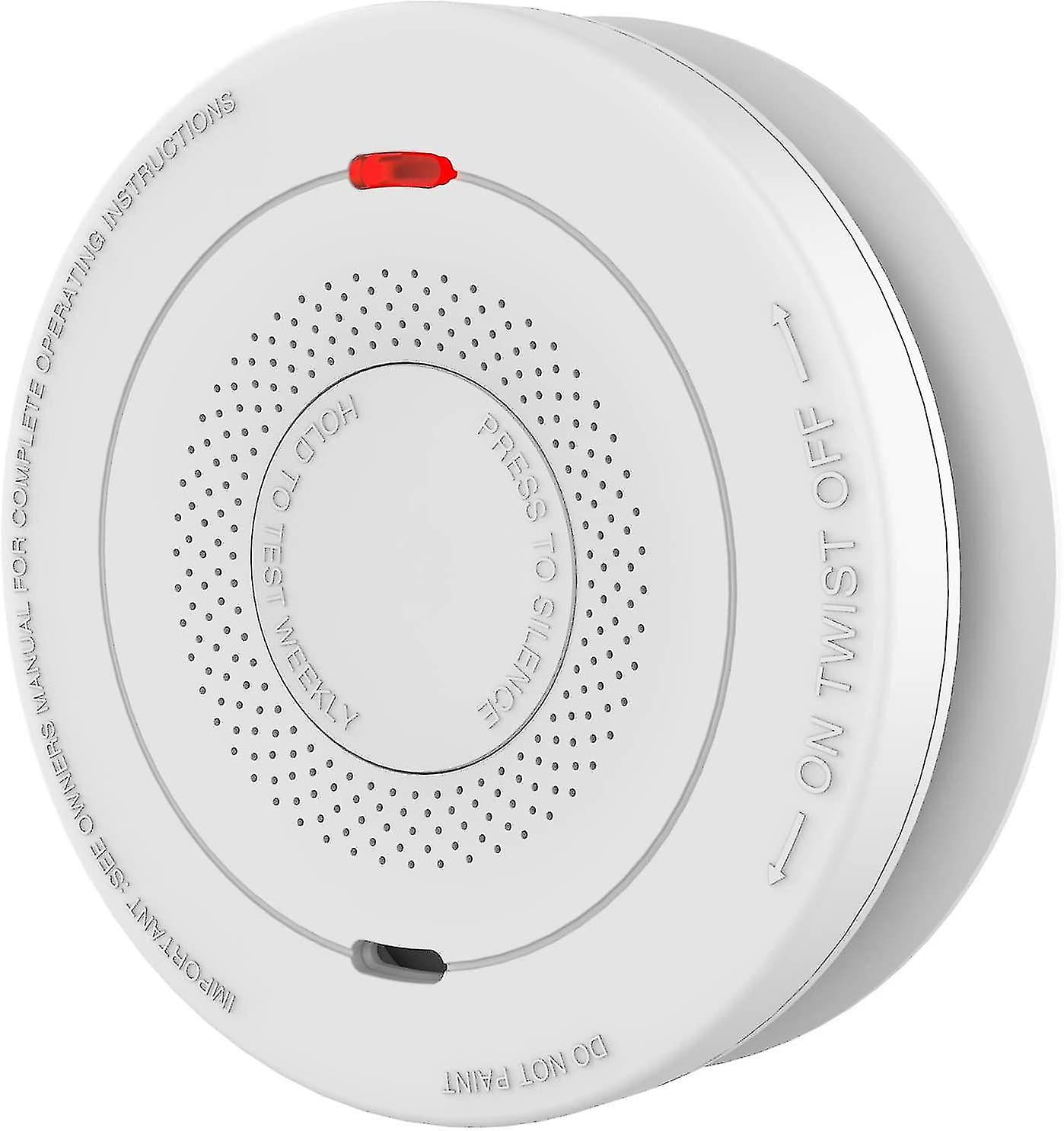 Alarma detectora de humo y monóxido de carbono (batería de 10 años no ...