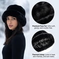 Faux Fur Bucket Hat, 2026 New Fluffy Furry Warm Hat, Soft Plush ...
