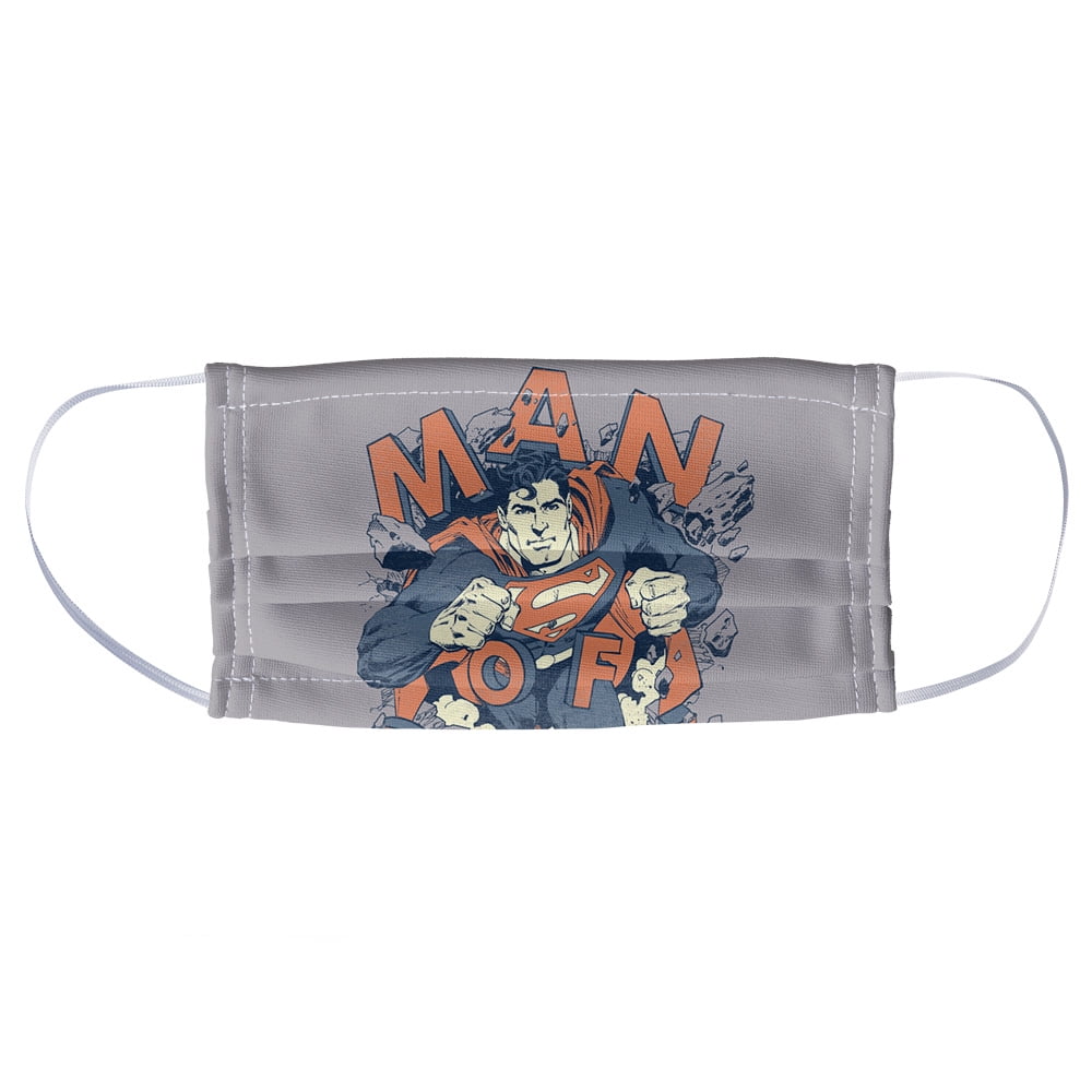 Superman Coming Through 1-Ply Reusable Face Mask Covering, Unisex ...