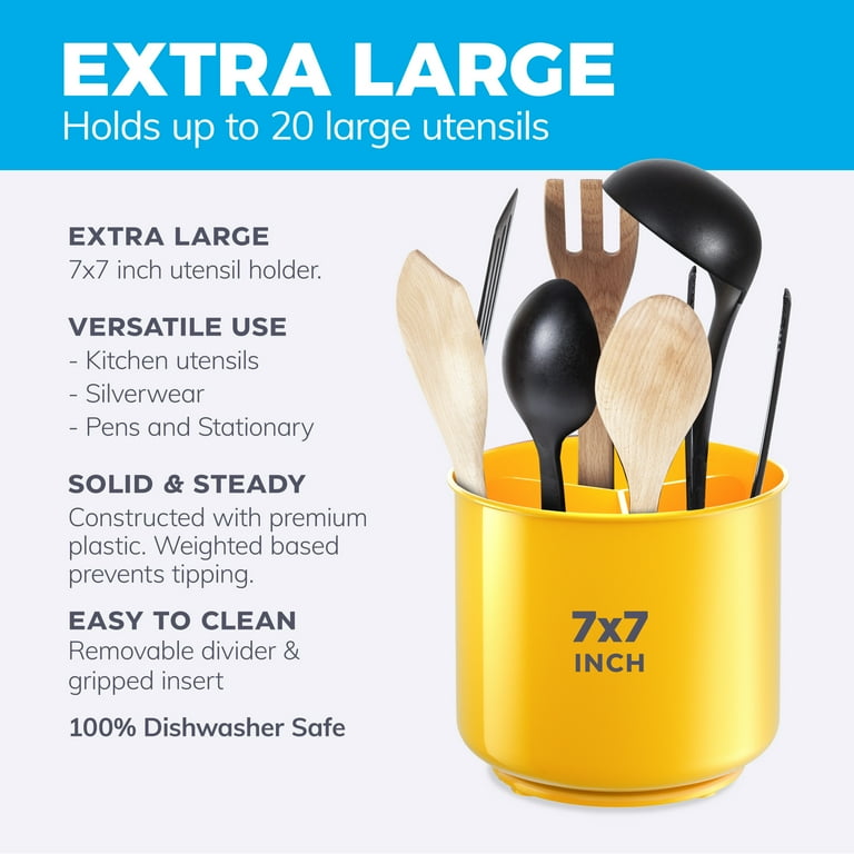 Yellow Kitchen Utensil Holder