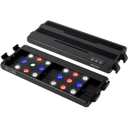 Dimming LED Aquarium Light Hood, LED UVB Reptile Light and LED Colorful ...