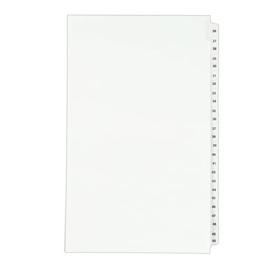Avery Standard Collated Legal Dividers Avery Style, Letter Size, 76-100 ...