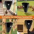 2 Pack Chicken Cone for Butchering, Medium Size Duty Steel Chicken ...