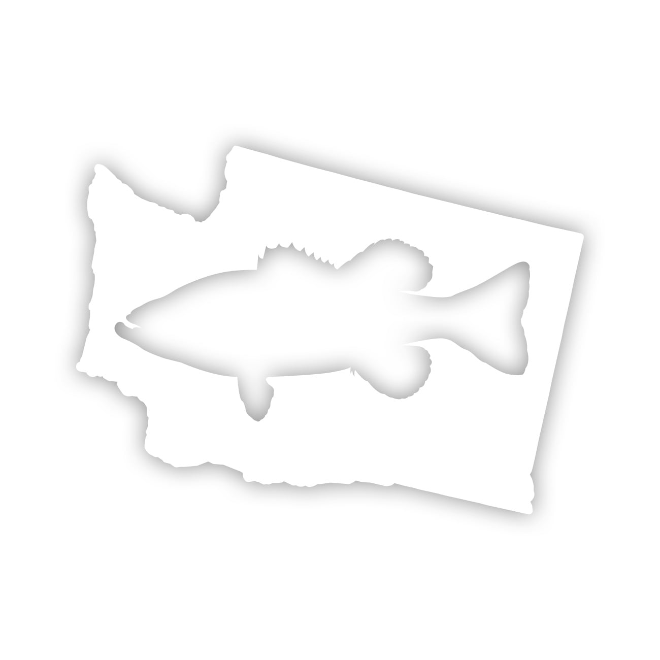 Washington Bass Sticker Decal Die Cut - Self Adhesive Vinyl ...
